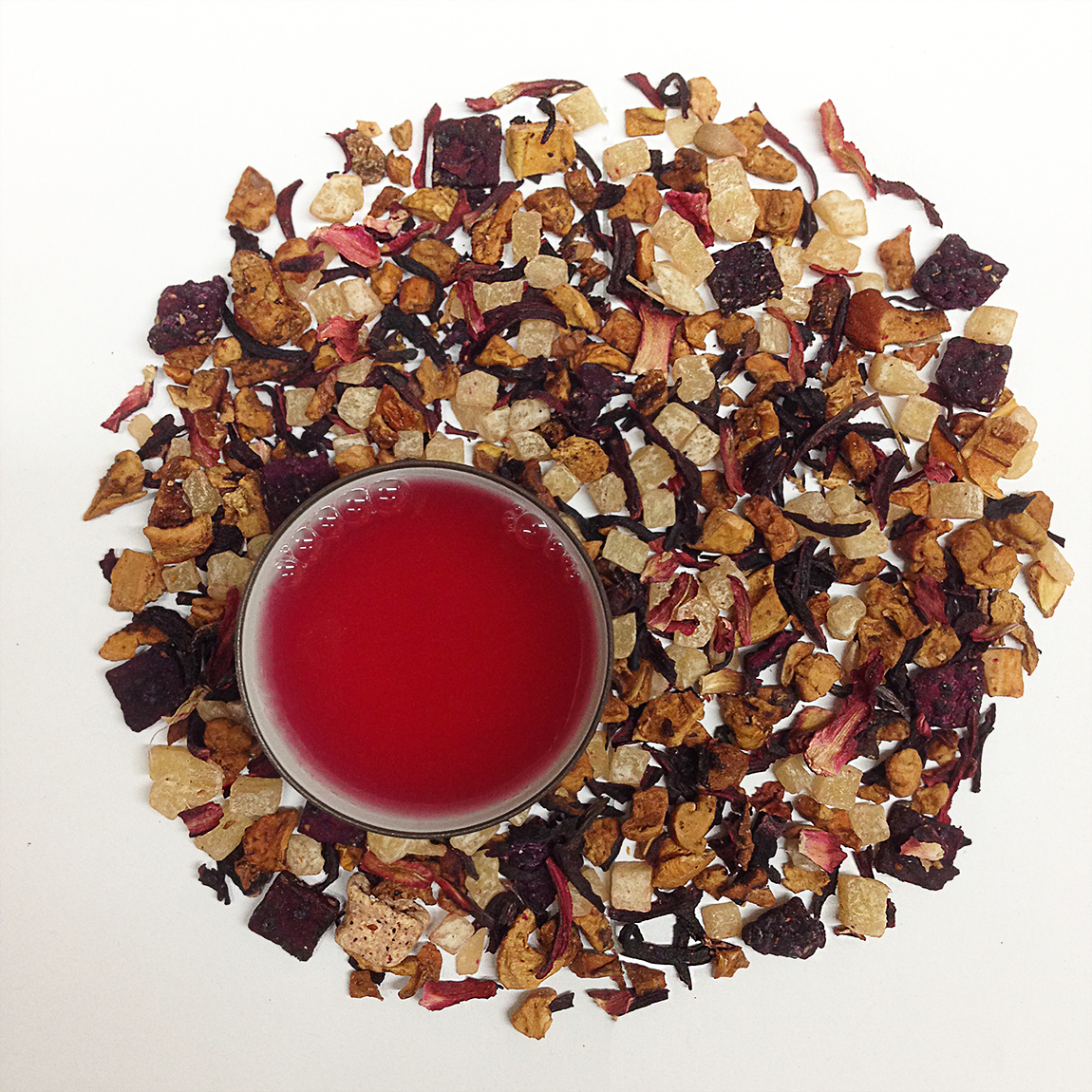 Pink teas turn to ingredients like hibiscus and pomegranate for color